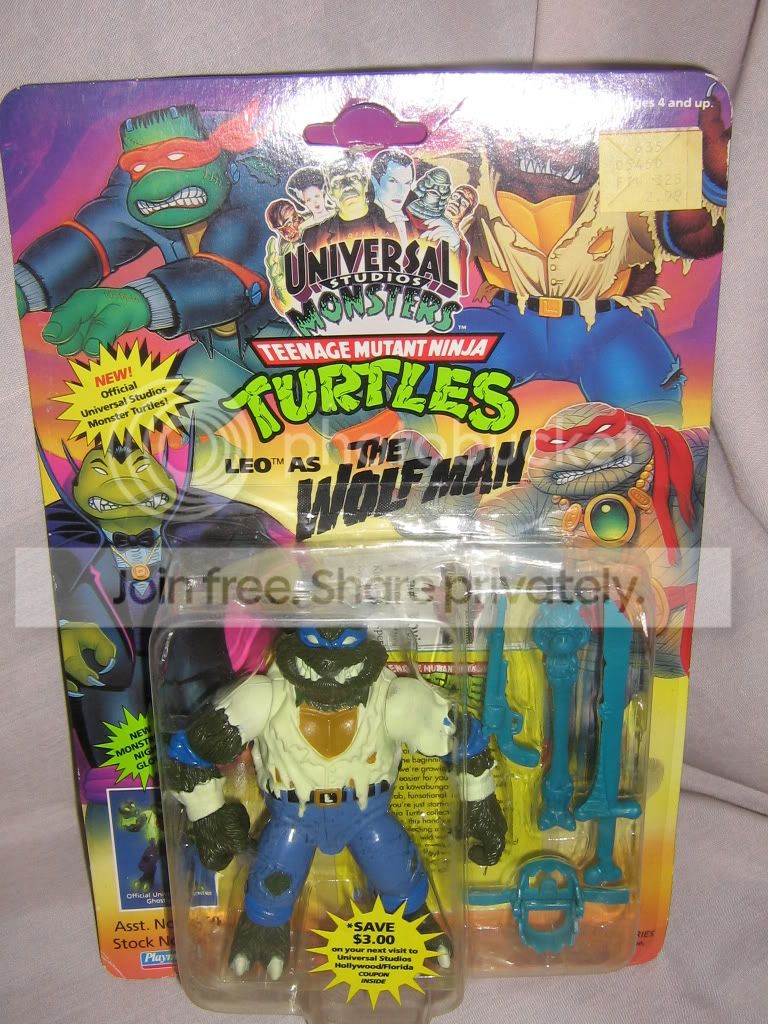 TeenAge Mutant Ninja Turtles as Universal Monsters