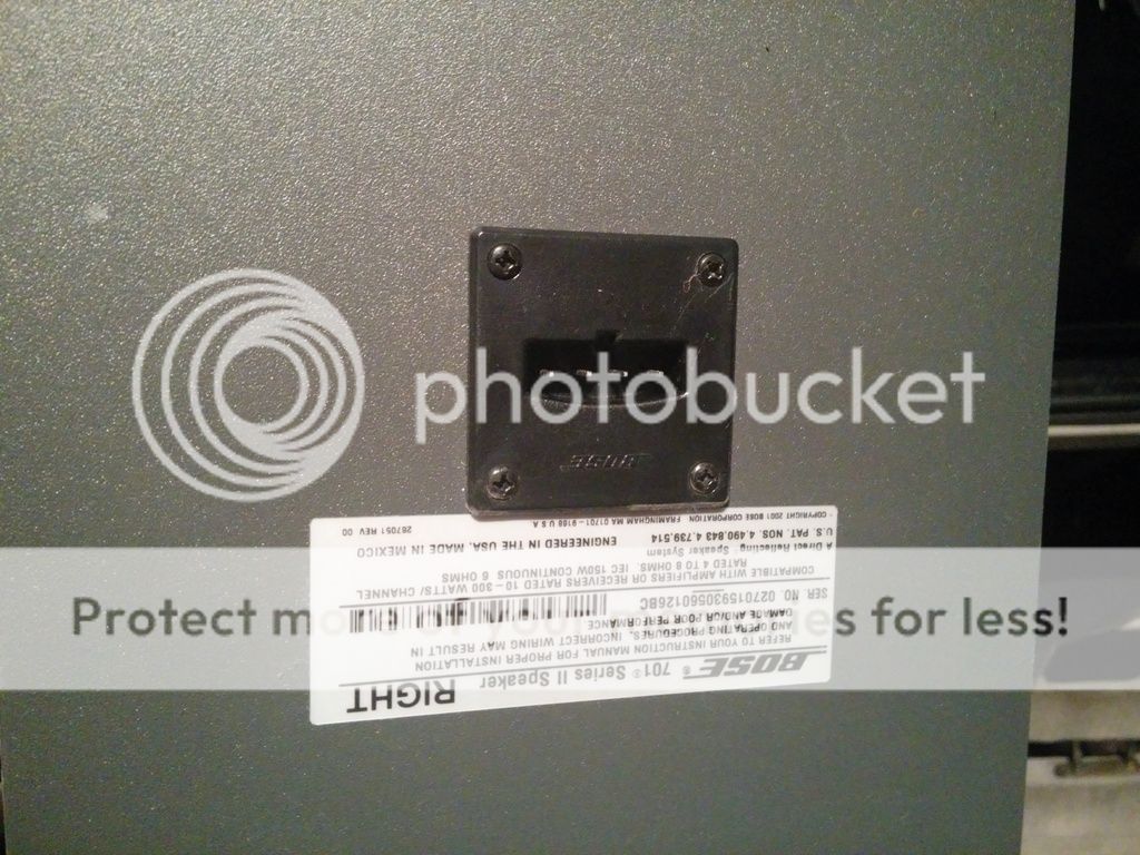 Bose 701 series ii cable question | Audiokarma Home Audio Stereo ...